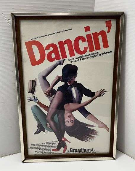 Dancin' Musical play advertisement, Broadhurst Theatre New York, Jules ...