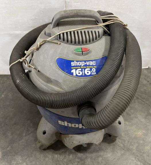 Shop vac, 16-gallon, 6 HP, works - Albrecht Auction Service