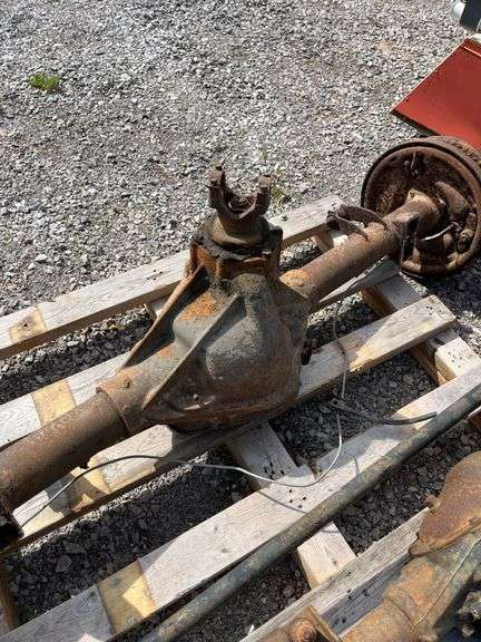 Set of 37 Dana 60 axles out of a '78 Chevy pickup, rear cover for front ...