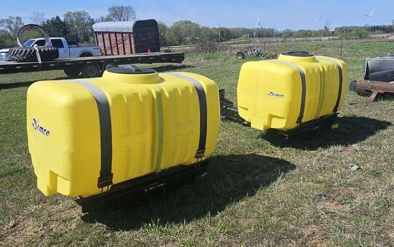 This item Selling ABSOLUTE! ~~~ (2)-Demco 300-Gallon Fertilizer Sprayer ...