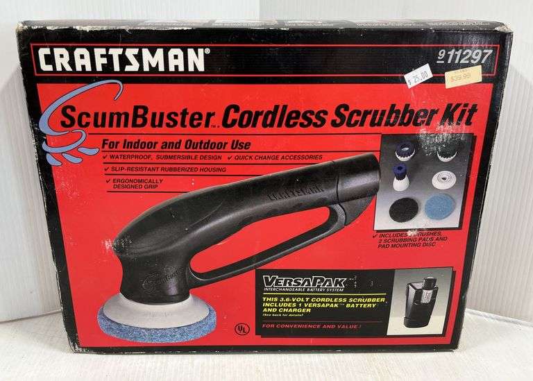 Craftsman cordless scrubber kit - Albrecht Auction Service
