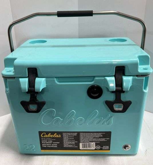 Cabela's Polar Cap 22-Quart cooler, rated for 5 days of ice retention ...