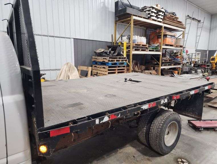 Steel Stake Rack/Flatbed, 8'W x 11'6"L with 34 1/4" Outer Diameter for ...