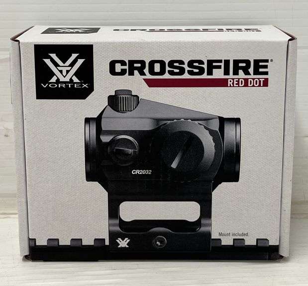 Vortex Crossfire Red Dot AR-15 Sight, Model CF-RD2 with 2MOA Dot - Albrecht Auction Service