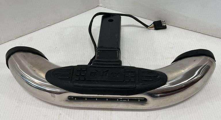 Bully hitch step with brake light, fits 1" or 2" receiver, 4-wire ...