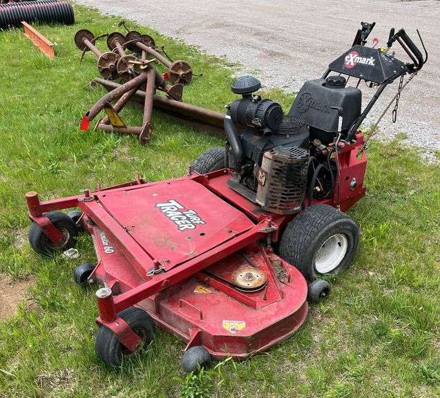 ExMark Turf Tracer 60" walk-behind mower, needs a battery but otherwise ...