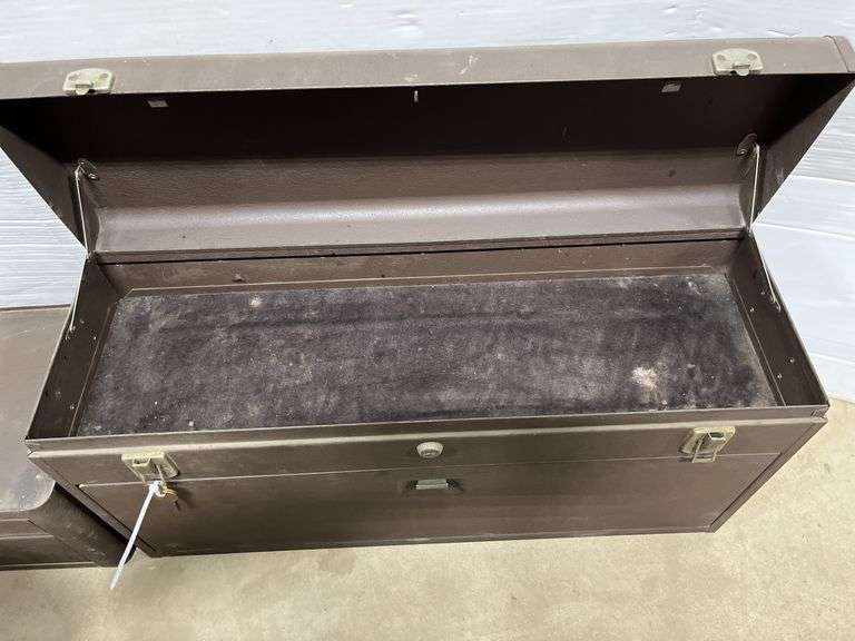 (2) Kennedy Machinist Tool Boxes, comes with keys, together- 26"W x 21 ...