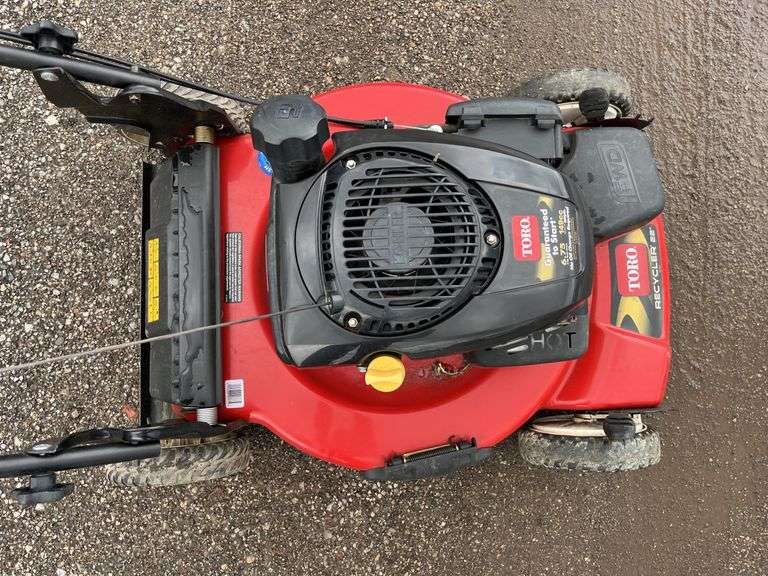 Toro push mower, self-propelled, 6.75 torque, 149cc, starts easy, like ...