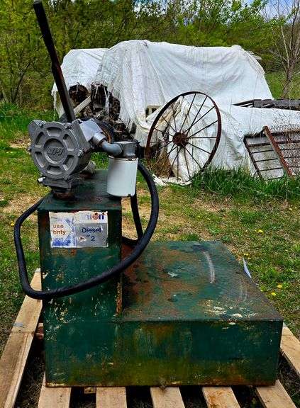 This item Selling ABSOLUTE! ~~~ Portable Diesel Tank with Manual Pump ...