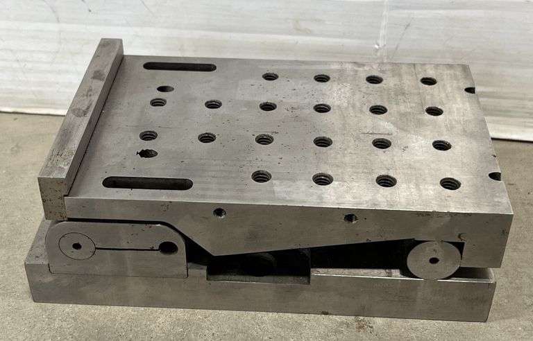 Machinist adjustable angle sine plate, 5" - Albrecht Auction Service
