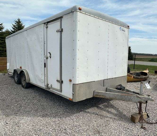 2007 Wells 20' cargo trailer, VIN: 1W4200J2971118490, rough condition ...