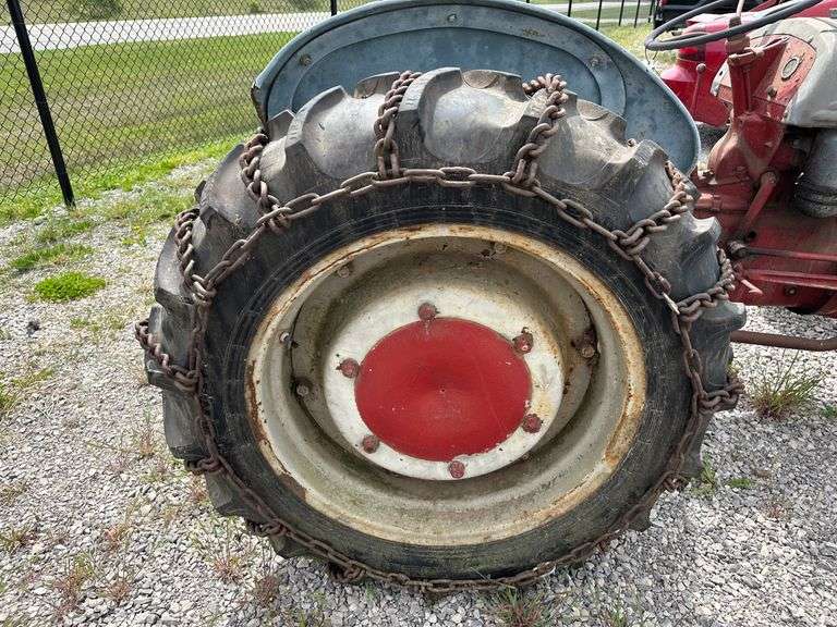 Ford 8N tractor, tires in great condition with tire chains, new exhaust ...
