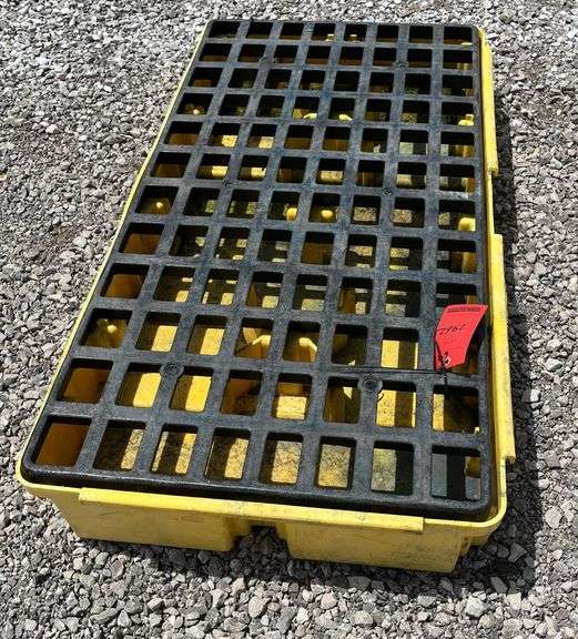 Yellow spill containment, 5000 lb. weight rating, 30-Gallon capacity ...