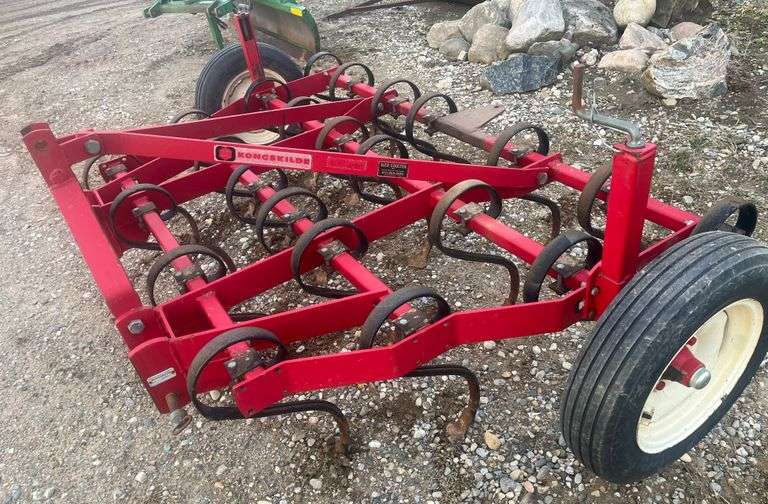 Kongskilde 3-Point Cultivator, Model 0111, 8' Working Width, 9'4" to ...