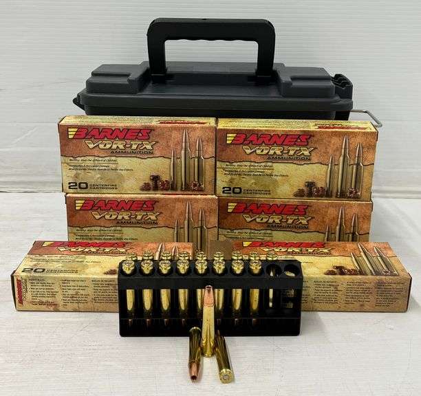 (120) Rounds of Barnes Vor-Tx .350 Legend Ammo, 170-Grain Lead-Free ...