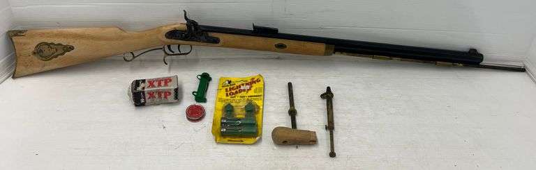 CVA Black Powder .50 Cal. Muzzleloader, Made in Spain, Unfinished Wood ...