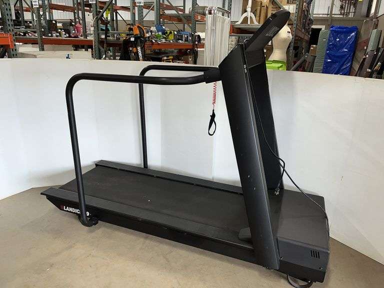 Landice Commercial L9 Treadmill, with rehab hand bars, 31"W x 81"D x 61 ...