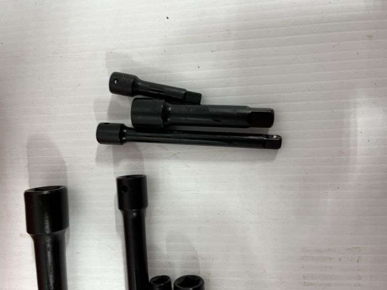 (9) Impact driver extension bars, premium chrome vanadium steel, 1/4 ...