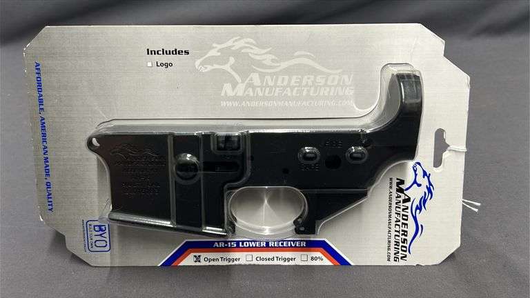 Anderson AR-15 Lower Receiver, Multi-Cal. - Albrecht Auction Service