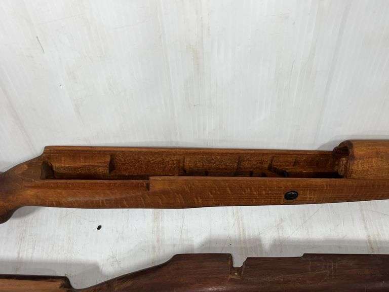 (3) Rifle stocks, include: M1 Garand, appears to be new; Unfinished ...