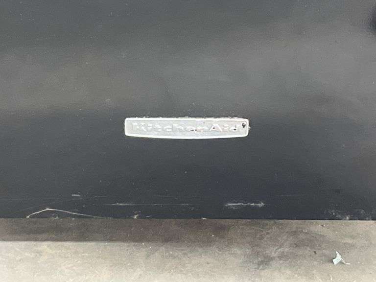 KitchenAid dishwasher, black, two rolling racks and utensil rack, model ...