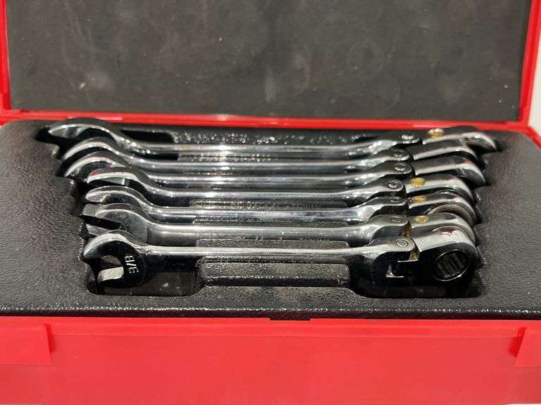 Blackhawk wrench and ratchet set, complete, 10 1/2"L case, good ...