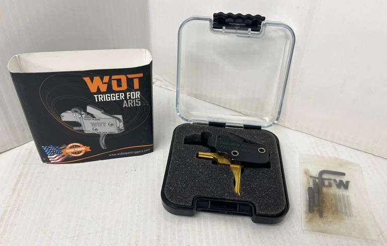 ATC Gold Trigger for an AR-15 - Albrecht Auction Service