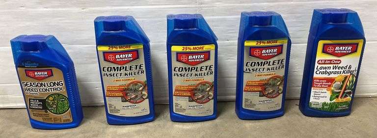 (3) Jugs of Bayer Advanced complete insect killer, 40 fl. oz., for soil ...