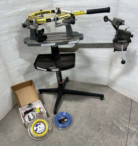 Gamma 5003 professional tennis racket stringing machine with full tool ...