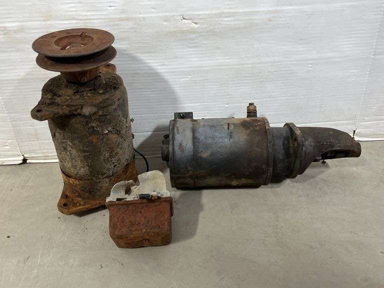 Farmall starter and generator, removed from a Farmall H, generator ...