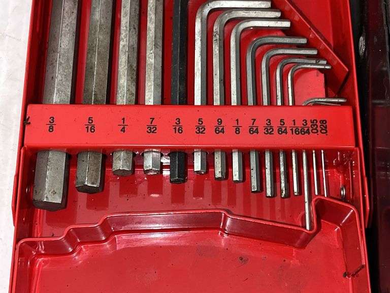 (3) Sets of Snap-On hand tools, includes: 15-Pieces of Hex head set, 0. ...