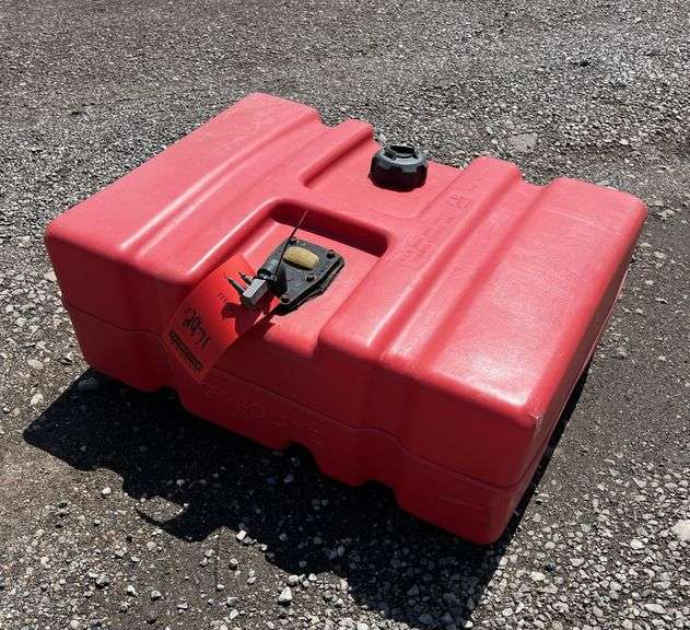 12-Gallon portable fuel tank, does have some black stain inside, should ...