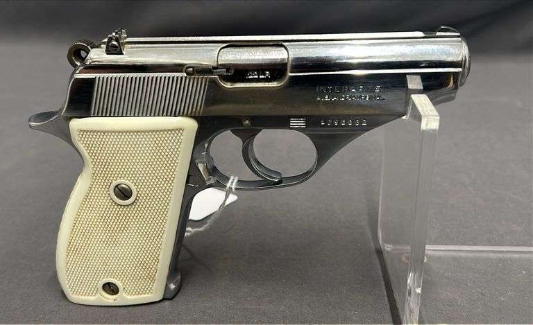 Astra Constable, .22 LR, Double-Action Semi-Auto, Chrome Finish with ...