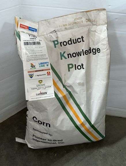 Bag of Roundup Ready seed corn, from last year - Albrecht Auction Service
