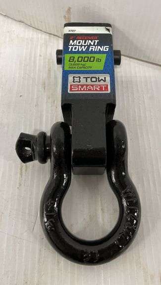 2" Receiver mount tow ring, 8,000 lb. capacity, new - Albrecht Auction ...