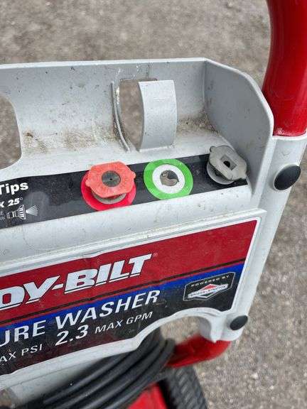 Troy-Bilt power washer, worked when last used 3 years ago, has been in ...