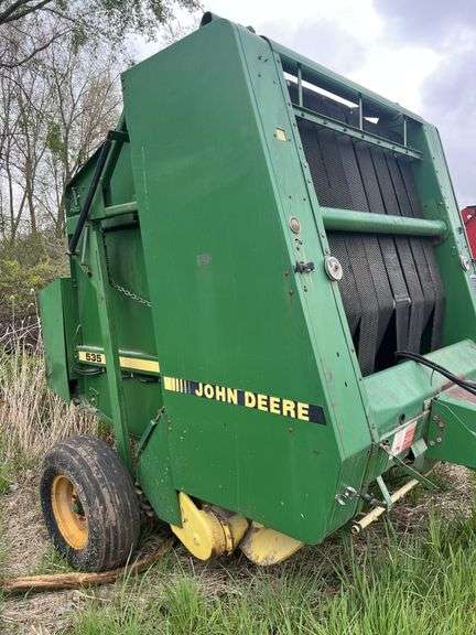 This item Selling ABSOLUTE! ~~~ John Deere 535 Round Baler, 5x6 Bales ...