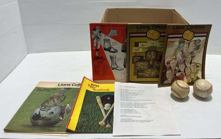 Detroit Tigers memorabilia - Albrecht Auction Service