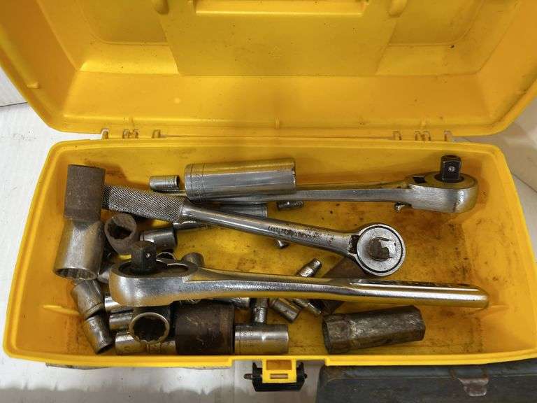 (2) Craftsman 6-point 3/8" drive socket sets, with drivers and an ...