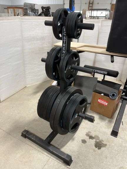 BC Strength Glute Rack Ultimate with pulley, BC strength weight plates ...