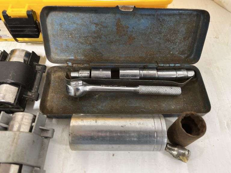 (2) Craftsman 6-point 3/8" drive socket sets, with drivers and an ...