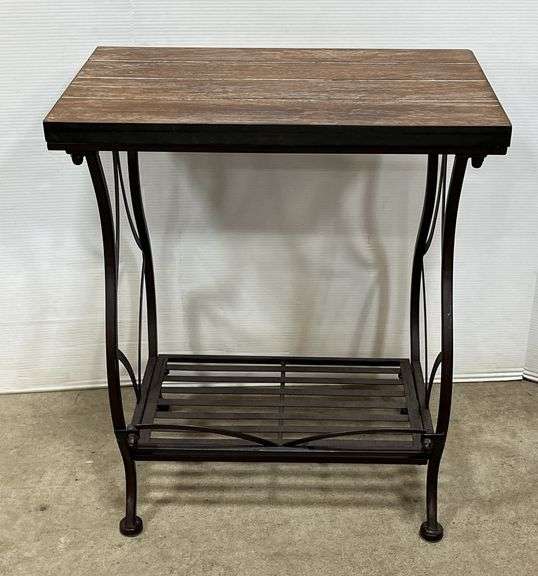 Hobby Lobby rustic side table, 20"W x 12"D x 24"H, like new - Albrecht ...