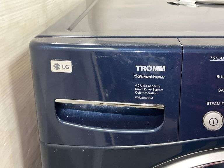 LG front load washer, model TROMM Steam Washer, WM2688HNM, 4.2 cu. ft. ultra capacity, direct ...