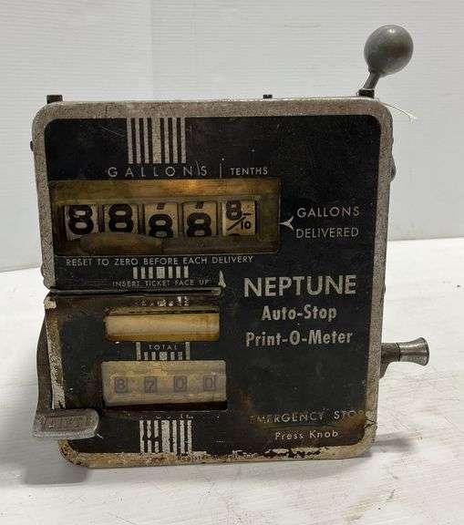Neptune Auto-Stop Print-O-Meter - Albrecht Auction Service