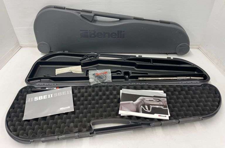 (2) Gray Benelli Shotgun Hard Cases, 38"L; (6) Benelli Chokes; and More ...