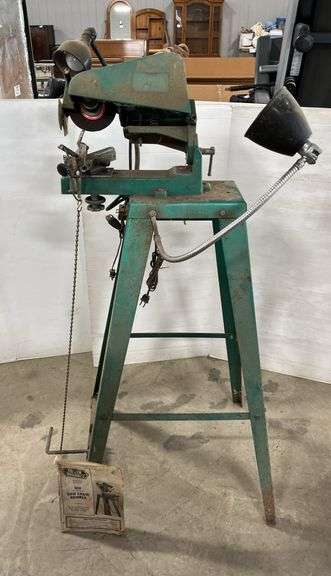 Foley Belsaw 308 saw chain grinder with manual, 55"H, works - Albrecht ...