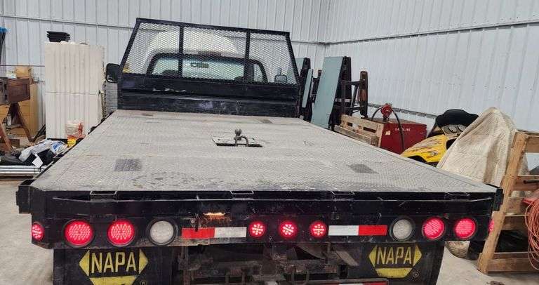 Steel Stake Rack/Flatbed, 8'W x 11'6"L with 34 1/4" Outer Diameter for ...