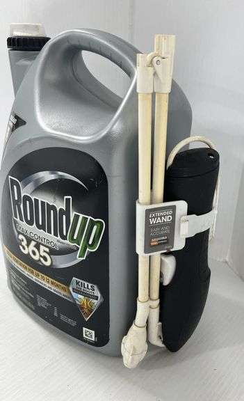 133-Gallon Roundup Max Control, 365 with sprayer, new - Albrecht ...