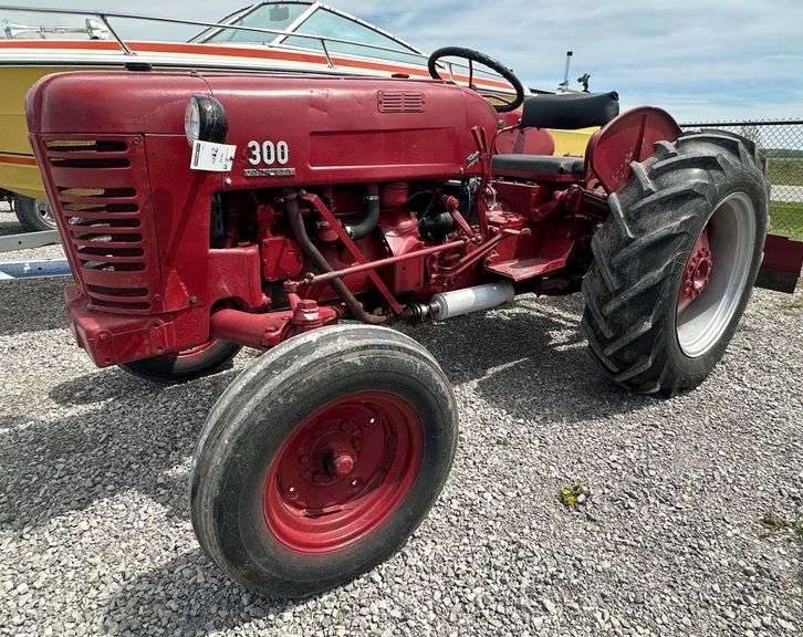 1955 International 300 utility tractor, starts and runs well, some ...
