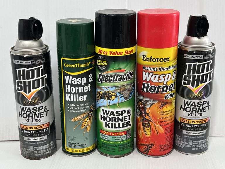 (5) Green thumb wasp and hornet spray enforcer wasp and hornet spray ...